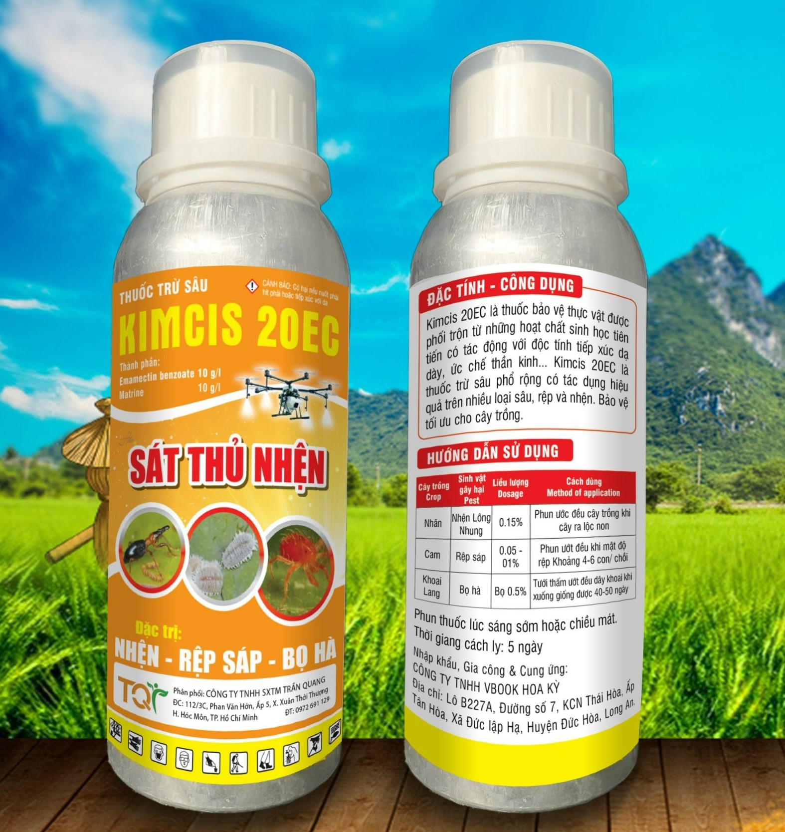 Thuốc trừ sâu Kimcis 20EC - 240ml